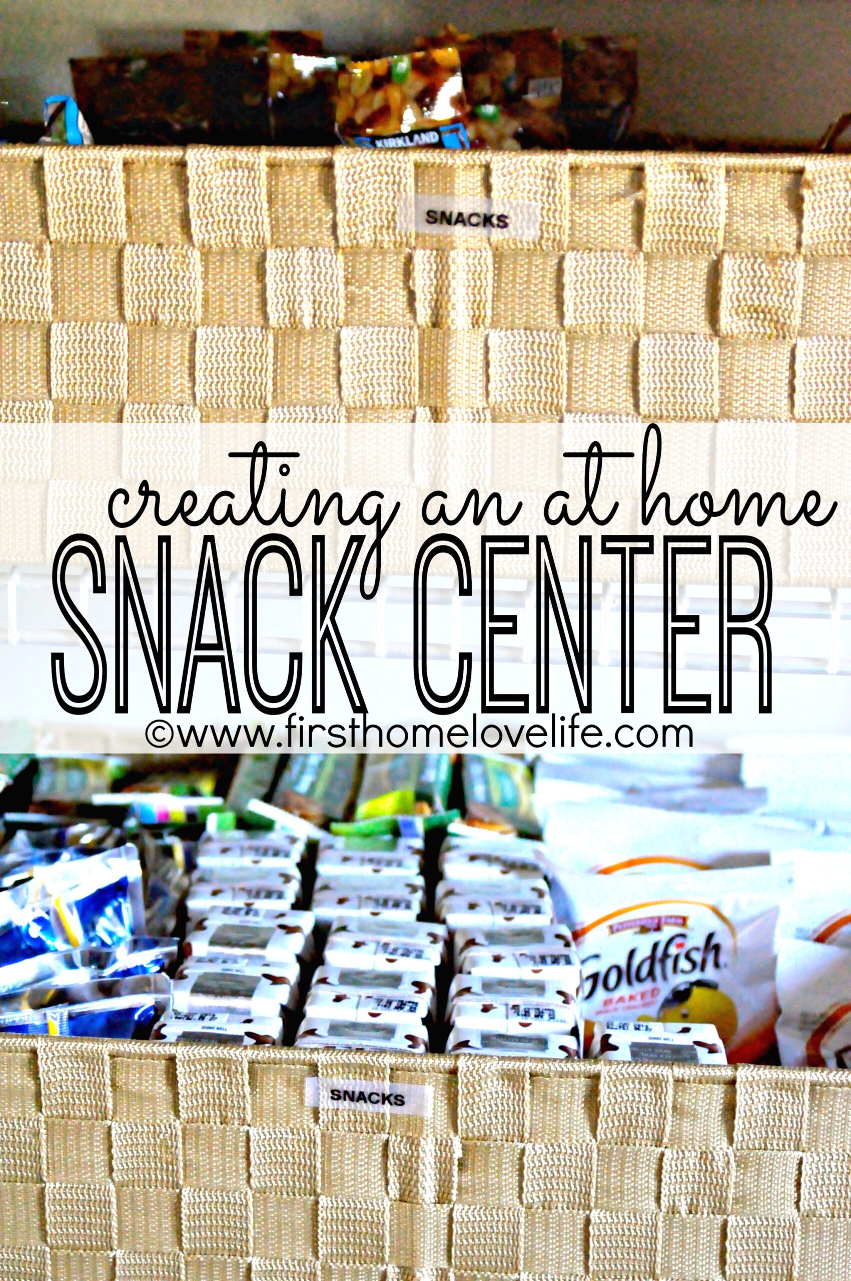 At Home Snack Center - First Home Love Life