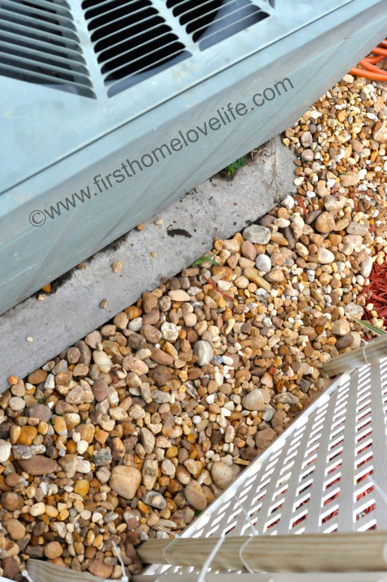 Covering Up an AC Unit - First Home Love Life