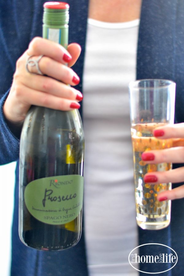 Holiday Entertaining Idea | Bubbly Bar - First Home Love Life